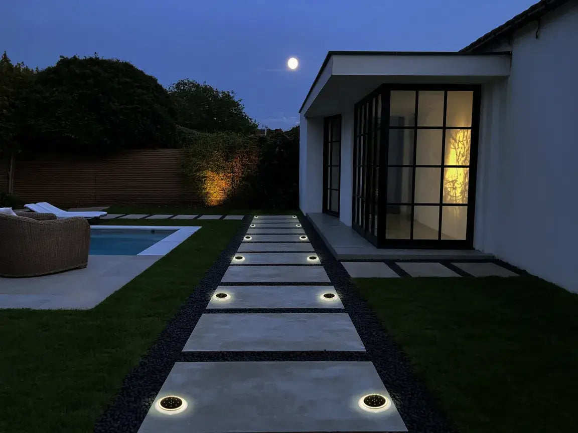 Flat Solar Lights for Walkway are Trending for Outdoor Spaces – SHONE